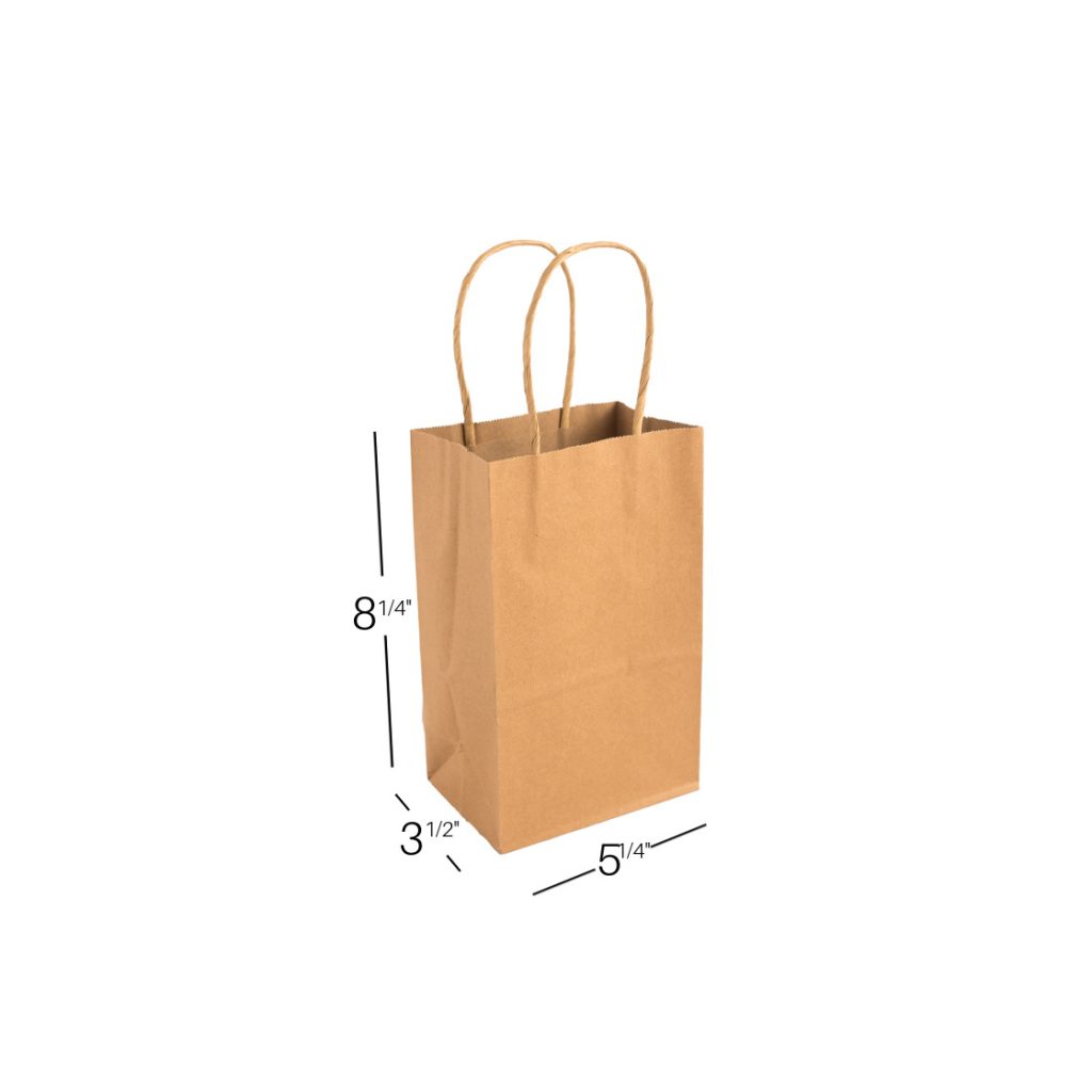 Kraft Paper Shopper Bags - Rootze by Wamaco
